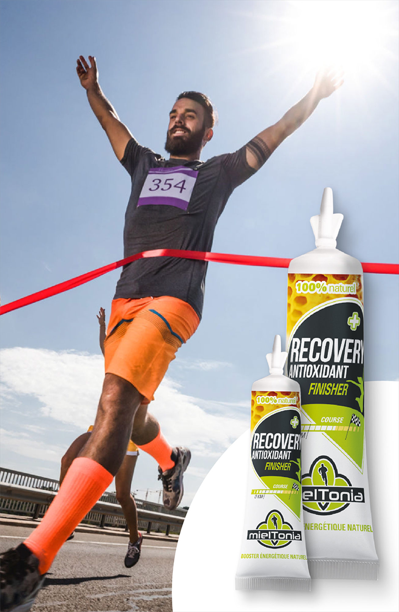 Recevory finisher pour une relaxation musculaire optimale après l'effort